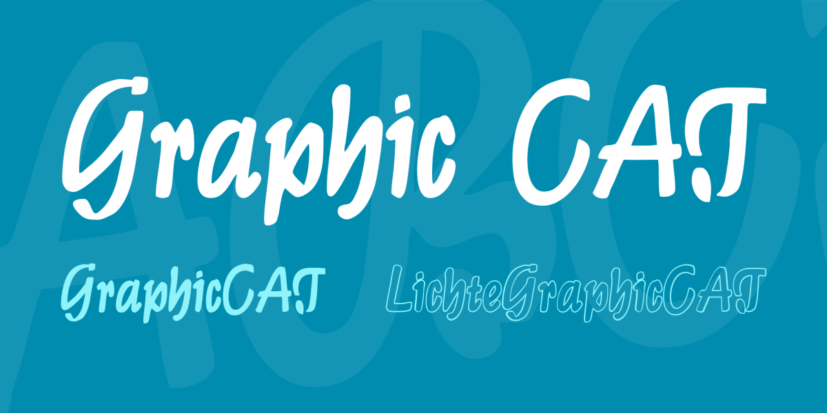 Graphic CAT Font Family · 1001 Fonts