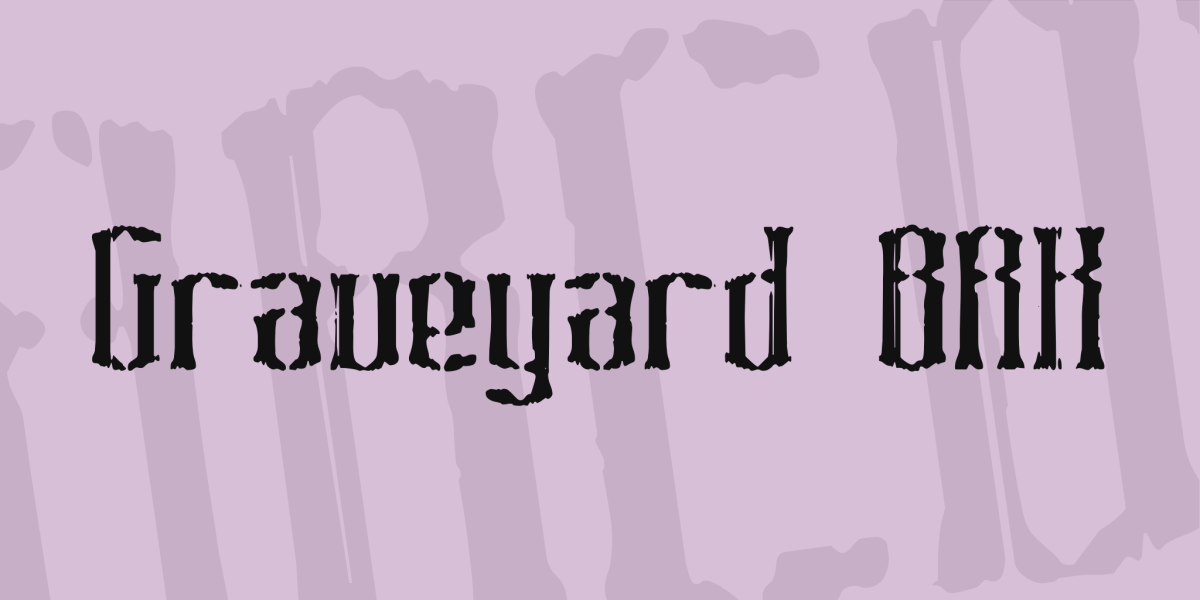 Graveyard BRK Font · 1001 Fonts