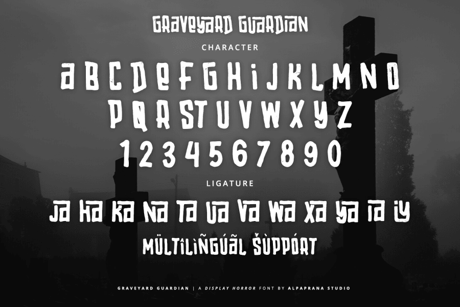 Graveyard Guardian Font · 1001 Fonts