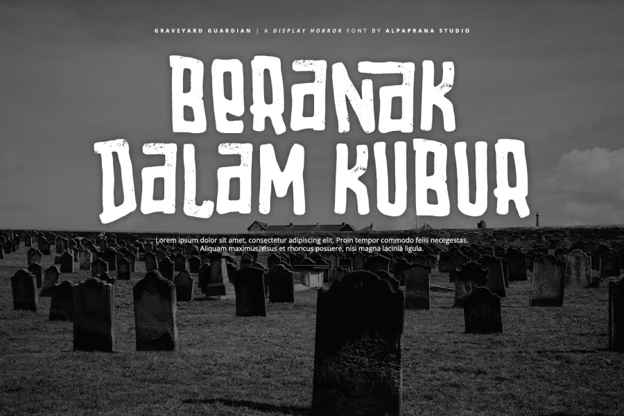 Graveyard Guardian Font · 1001 Fonts