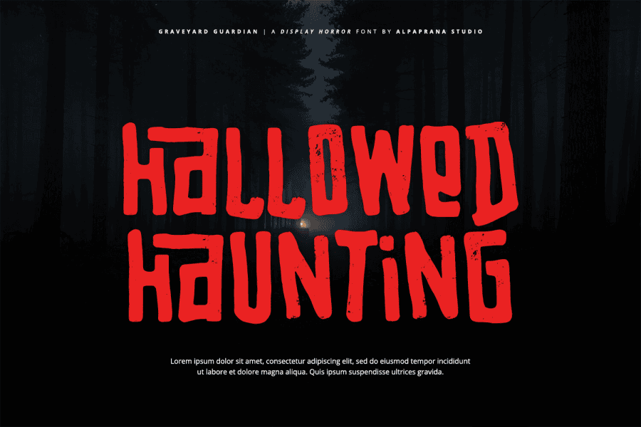 Graveyard Guardian Font · 1001 Fonts