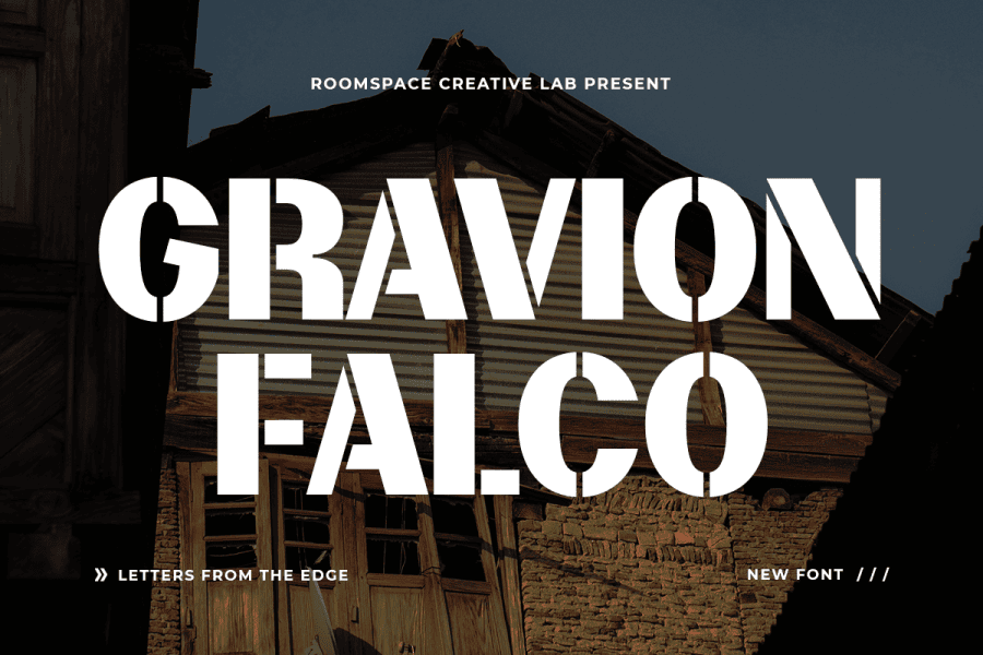 Gravion Falco Font · 1001 Fonts