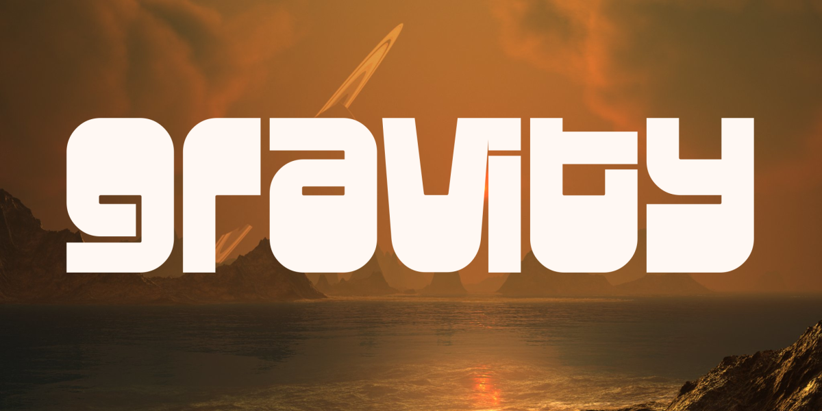 Gravity Font · 1001 Fonts