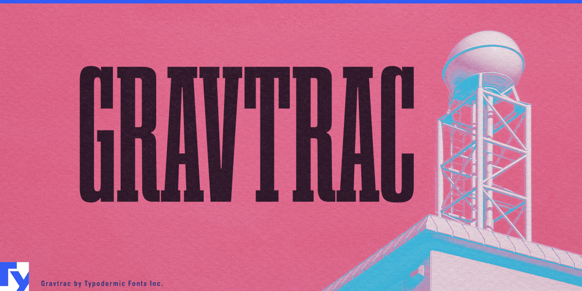 Gravtrac Font · 1001 Fonts