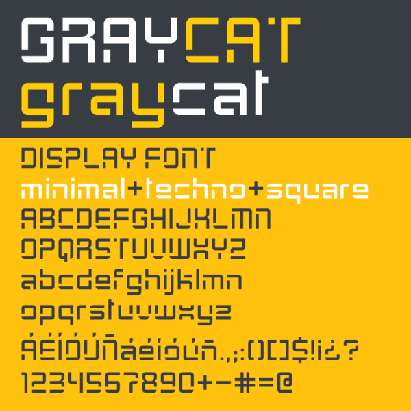 GrayCat Font · 1001 Fonts