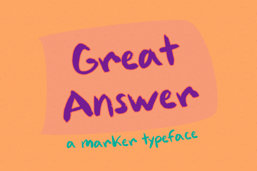 Great Answer Font · 1001 Fonts