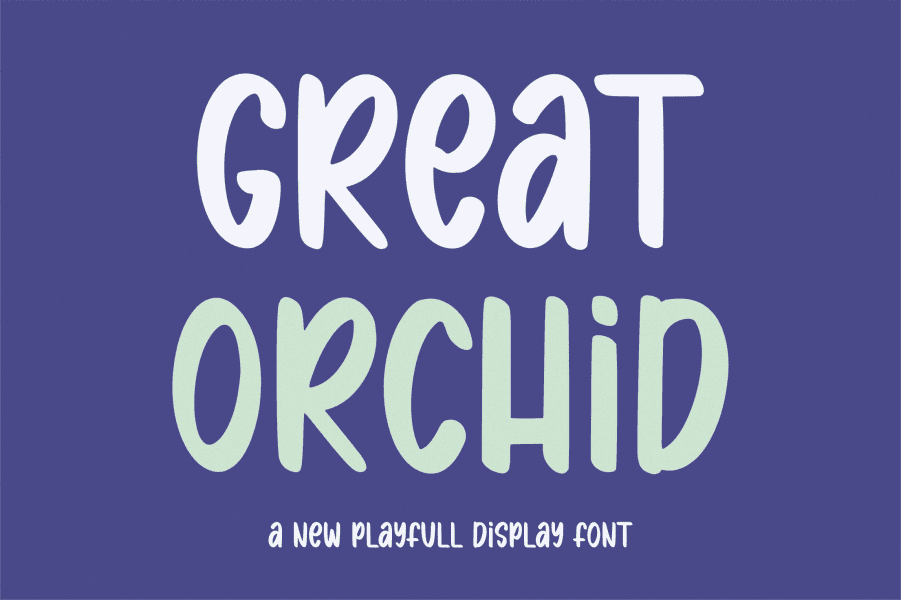GREAT ORCHID Font · 1001 Fonts
