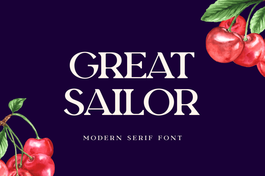 Great Sailor Font · 1001 Fonts