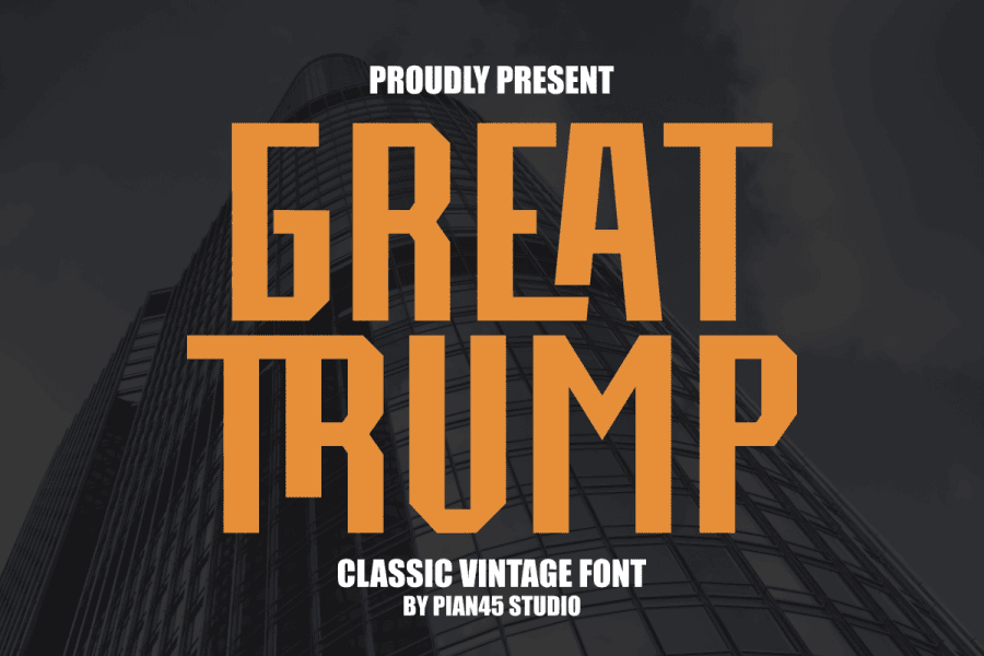 Great Trump Font · 1001 Fonts