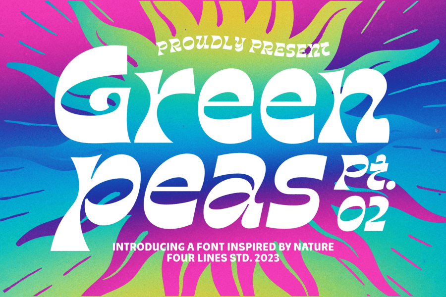 Green Peas Pt.02 Font Family · 1001 Fonts