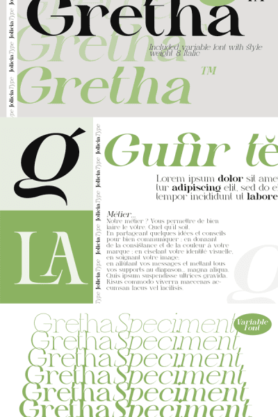 Gretha Font · 1001 Fonts