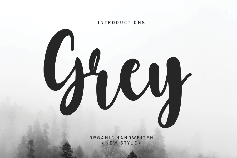 Grey Font · 1001 Fonts