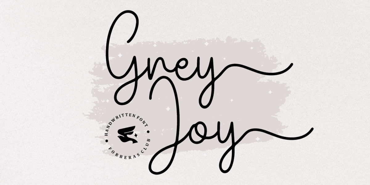 Grey Joy Font · 1001 Fonts