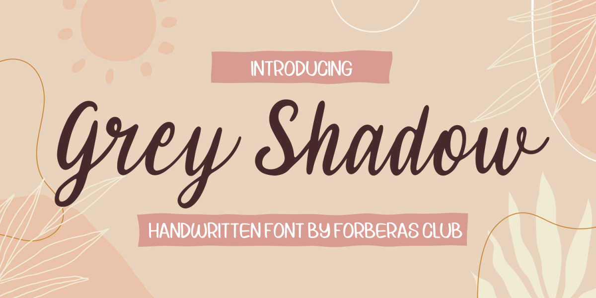 Grey Shadow Demo Font · 1001 Fonts