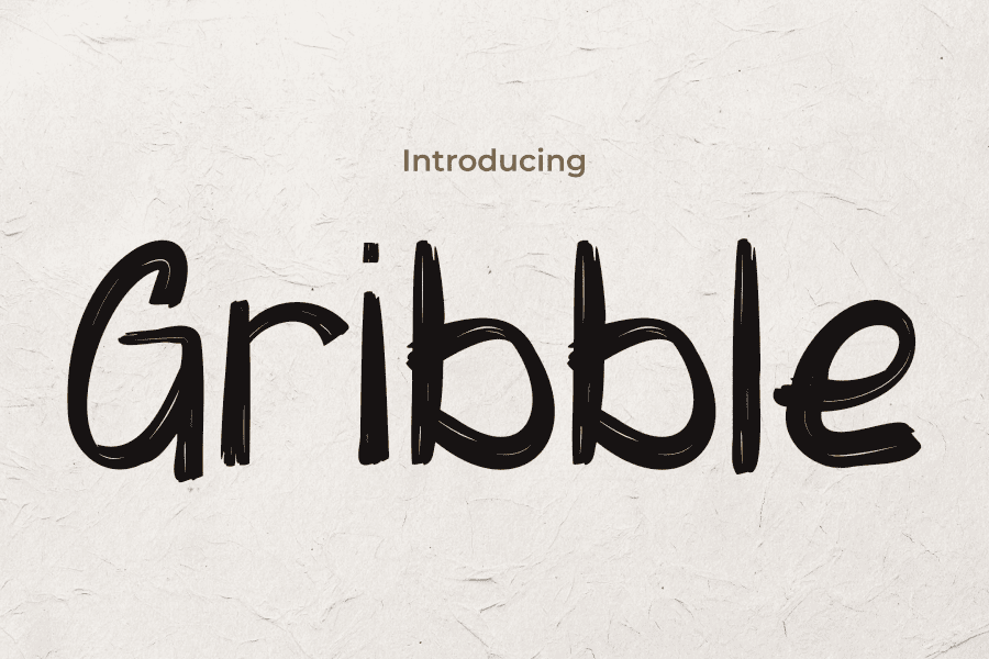Gribble Font · 1001 Fonts