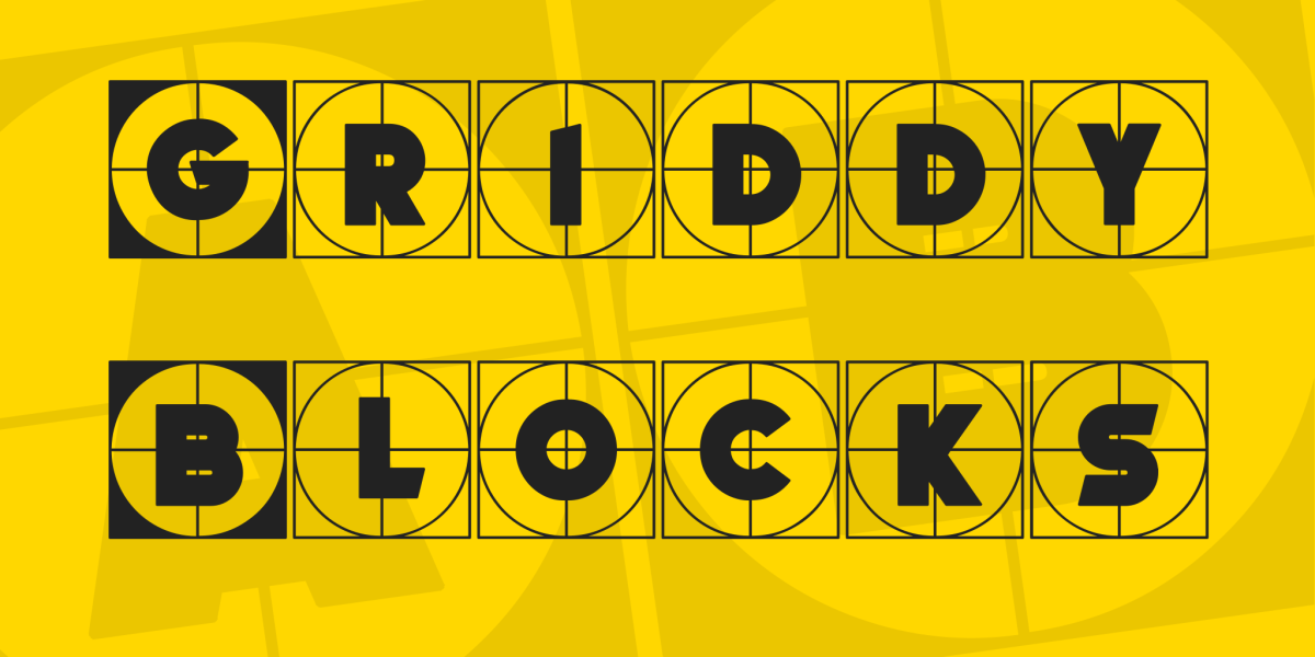 Griddy Blocks Font · 1001 Fonts