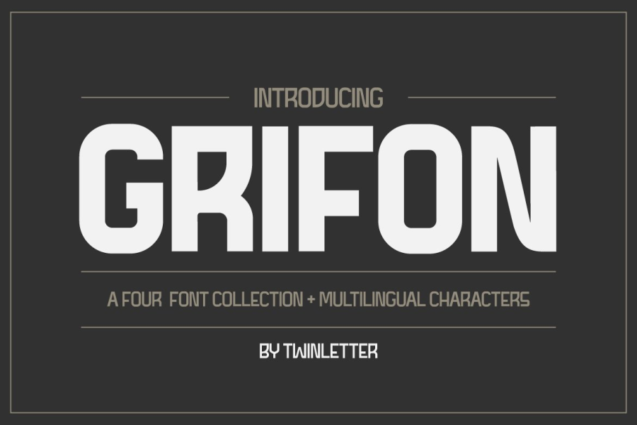 GRIFON Font Family · 1001 Fonts