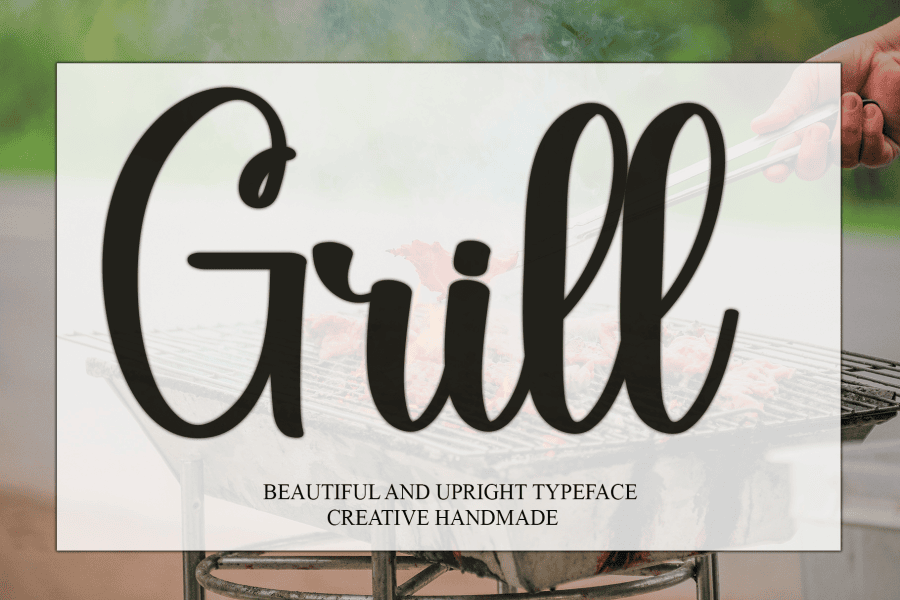 Grill Font · 1001 Fonts