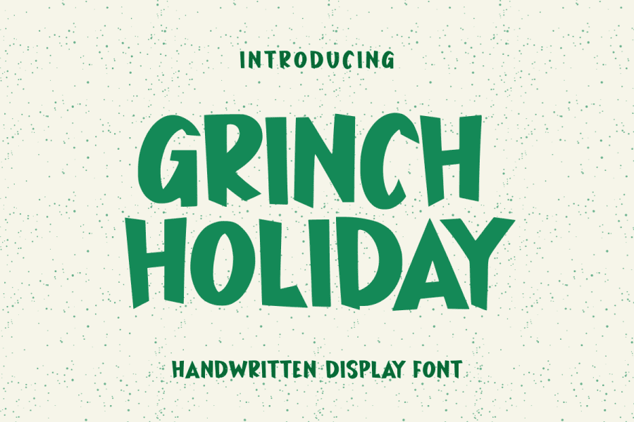 Grinch Holiday Font · 1001 Fonts
