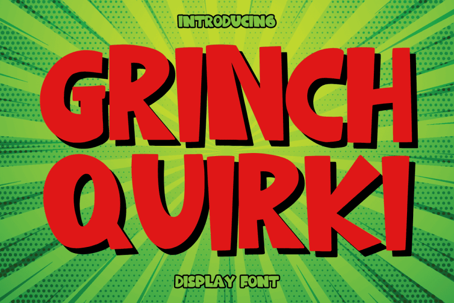Grinch Quirki Font · 1001 Fonts