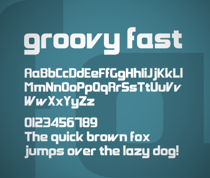 Groovy Fast Font · 1001 Fonts