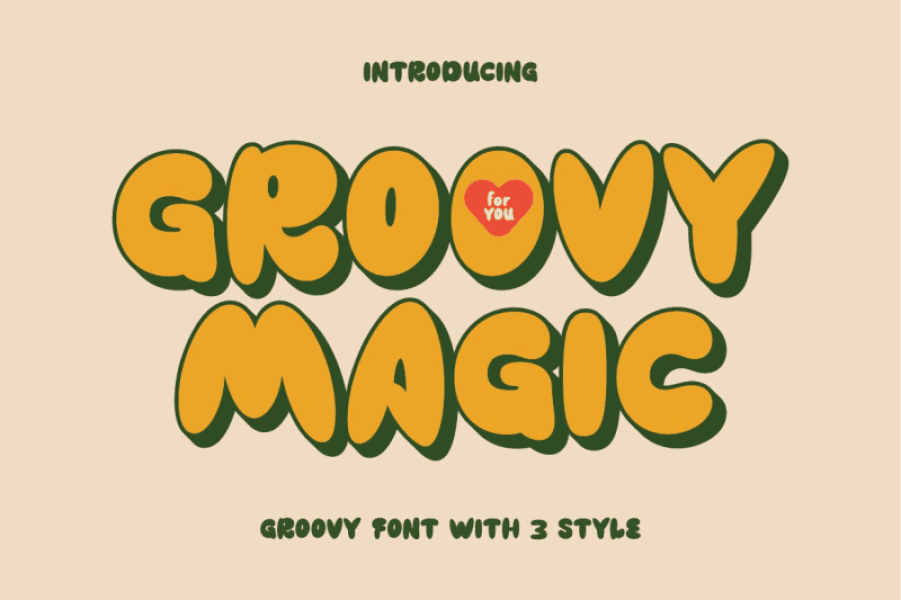 Groovy Magic Font · 1001 Fonts