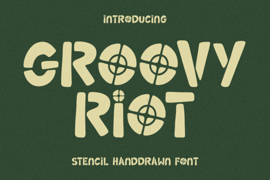 Groovy Riot Font · 1001 Fonts