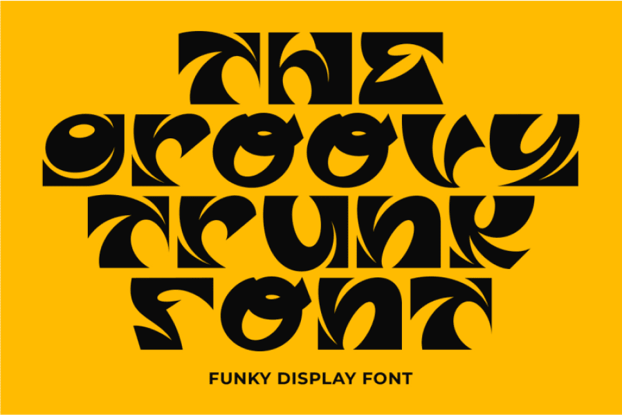 Groovy Trunk Font · 1001 Fonts