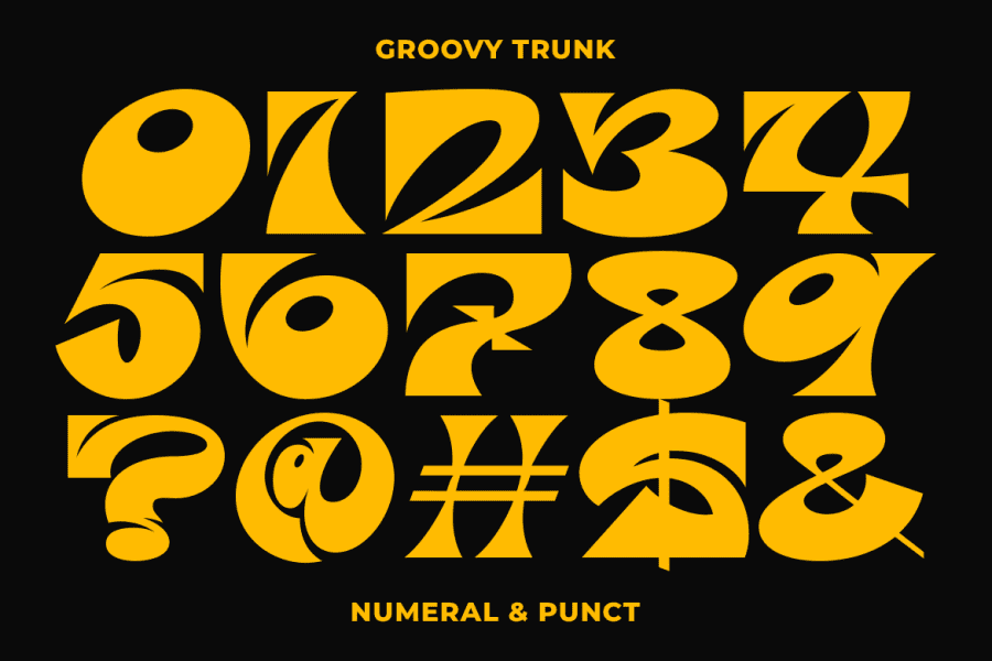 Groovy Trunk Font · 1001 Fonts