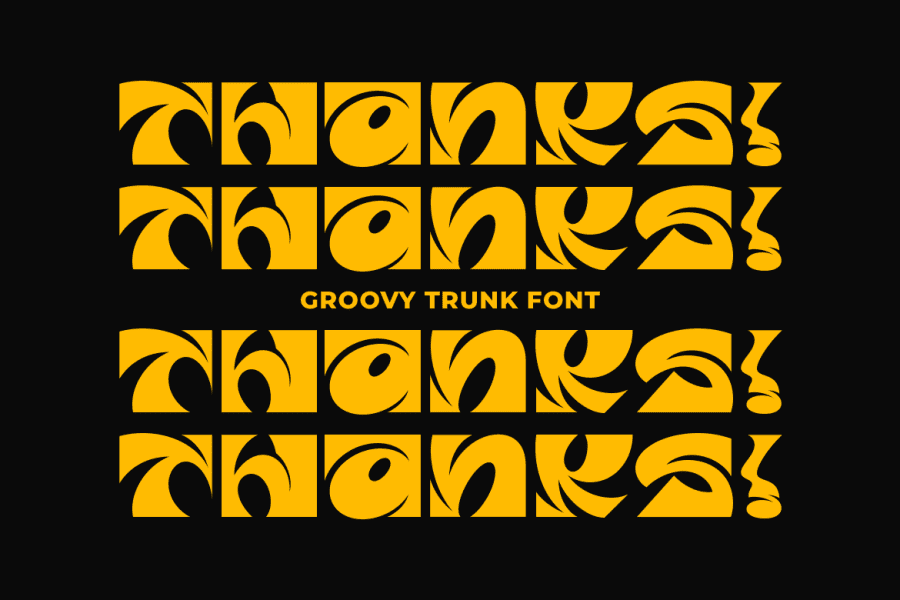 Groovy Trunk Font · 1001 Fonts