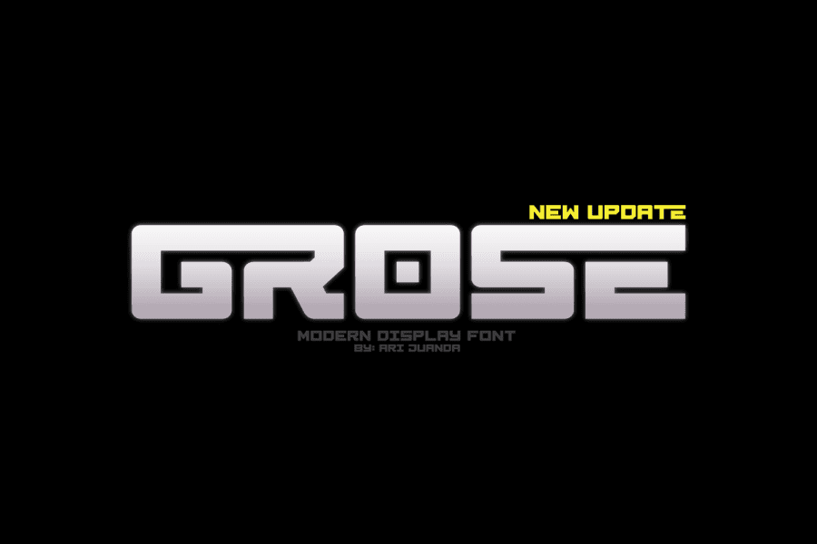 Grose Font · 1001 Fonts