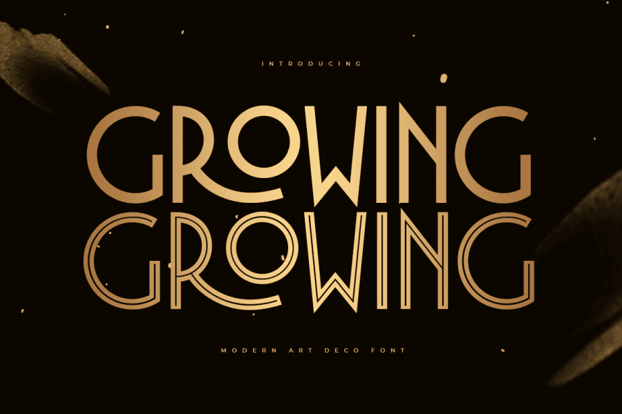 GROWING Font · 1001 Fonts