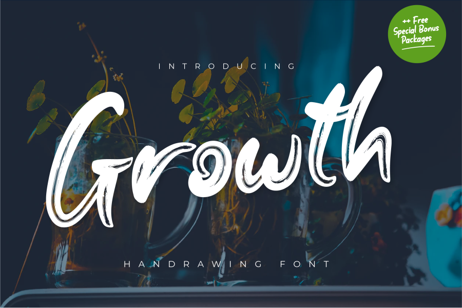 Growth Font · 1001 Fonts