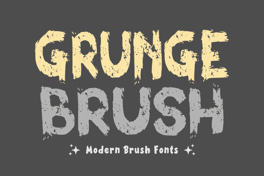 Grunge Brush Font · 1001 Fonts