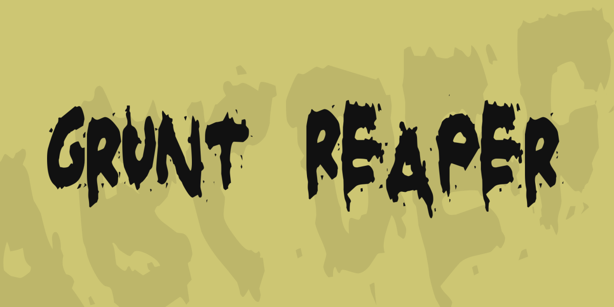 Grunt Reaper Font · 1001 Fonts