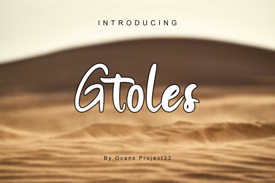 Gtoles Font · 1001 Fonts
