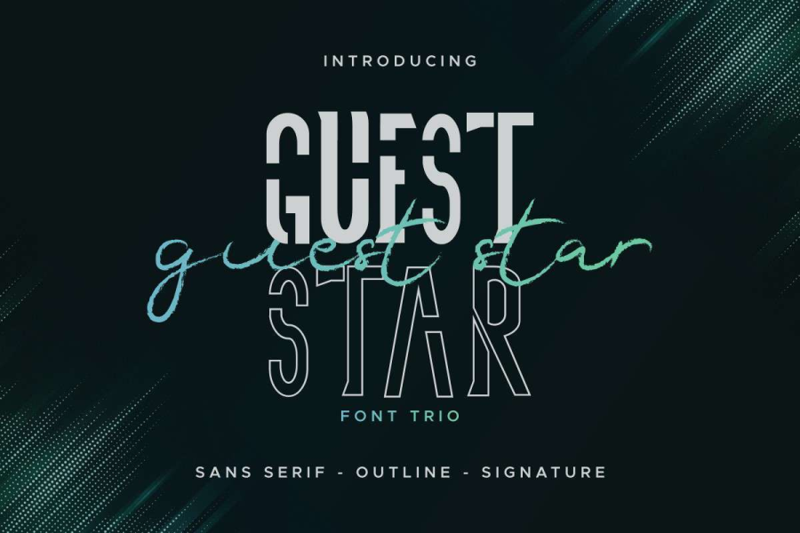 Guest Star Demo Font Family · 1001 Fonts