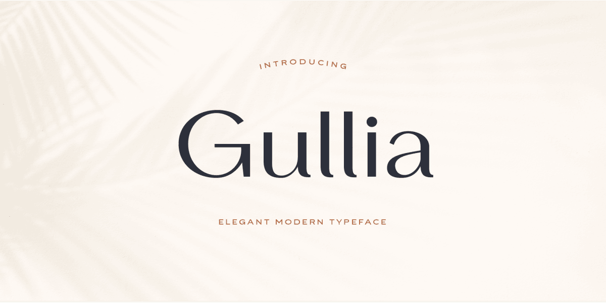 Gullia Font · 1001 Fonts