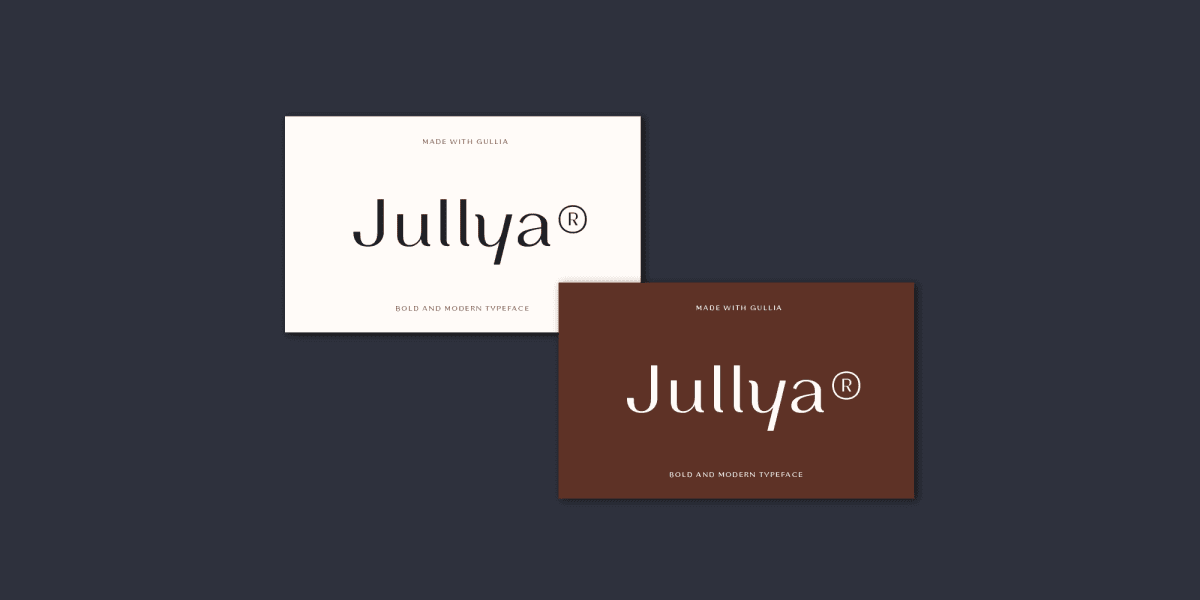 Gullia Font · 1001 Fonts