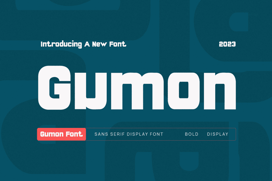 GUMON Font · 1001 Fonts