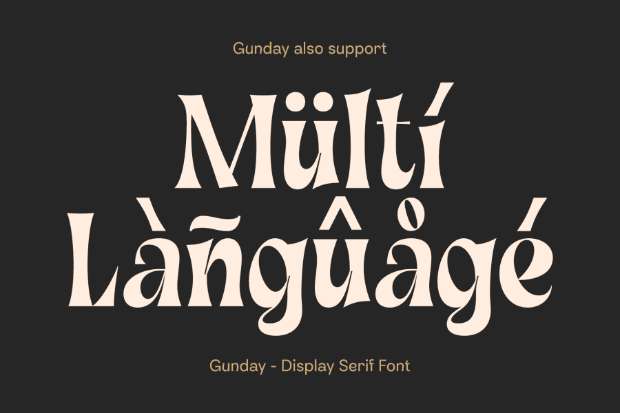 Gunday Free Font · 1001 Fonts