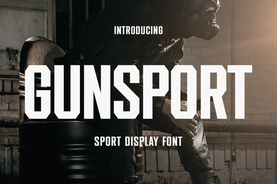 Gunsport Font · 1001 Fonts