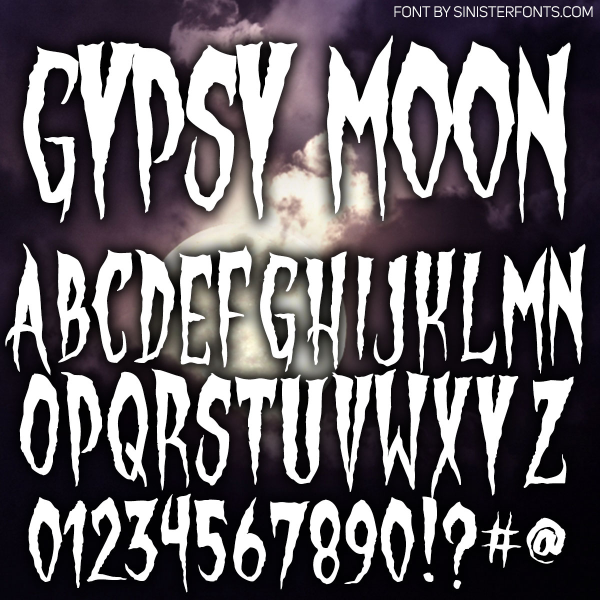 Gypsy Moon Font · 1001 Fonts