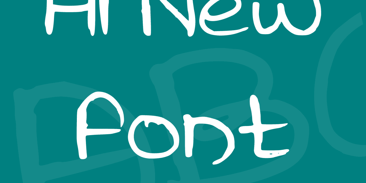 H1 New Font Font · 1001 Fonts