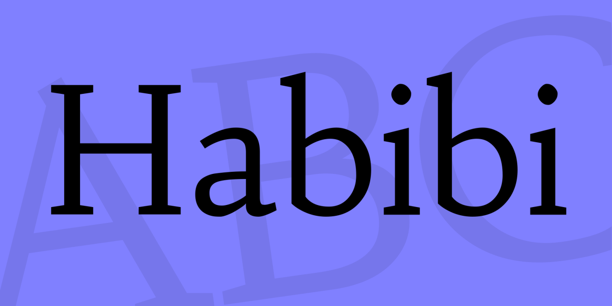 Habibi Font · 1001 Fonts