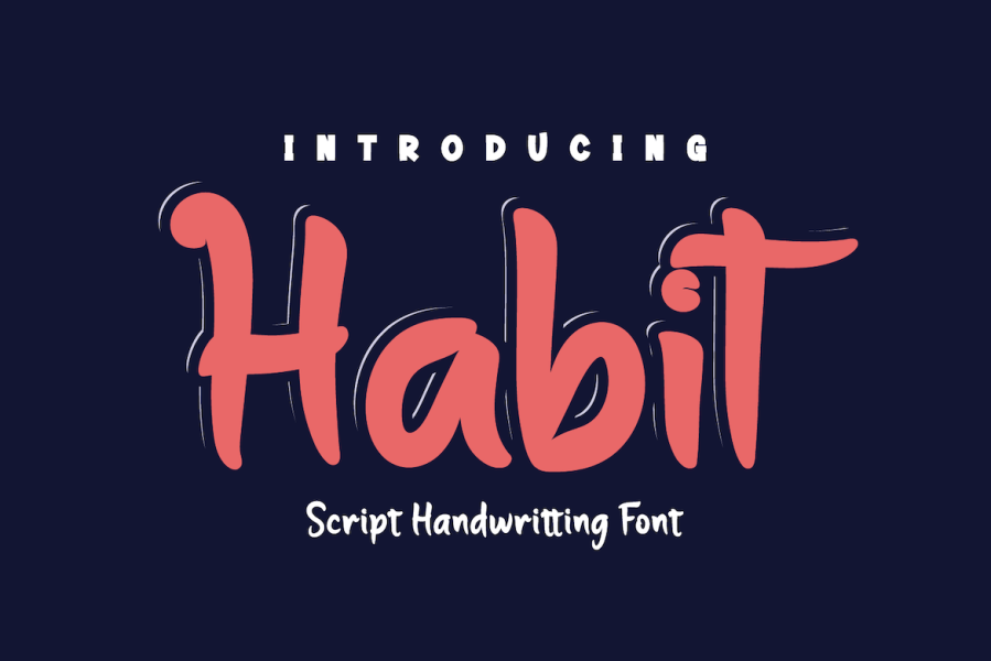 Habit Font · 1001 Fonts