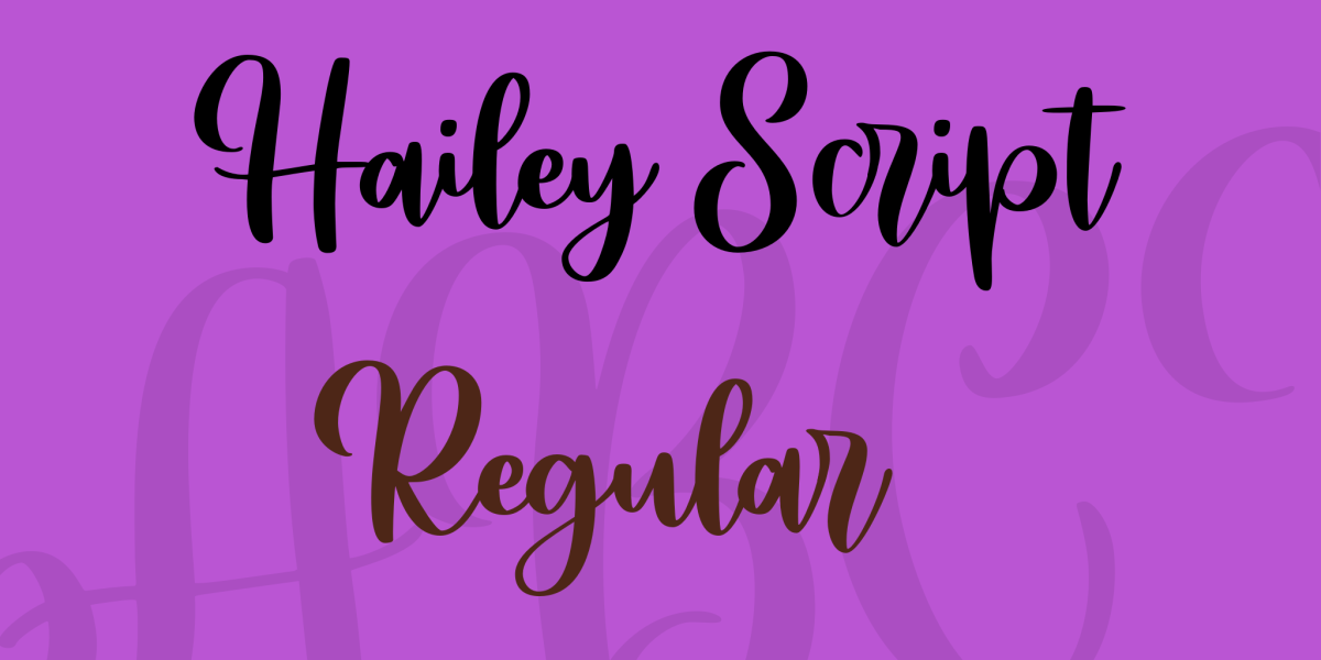 Hailey Script Font · 1001 Fonts