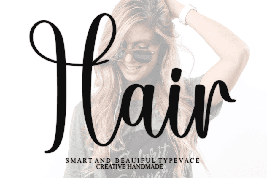 Hair Font · 1001 Fonts