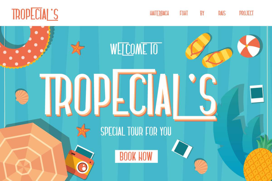 5 Free Jungle, Display, Calligraphy Fonts · 1001 Fonts