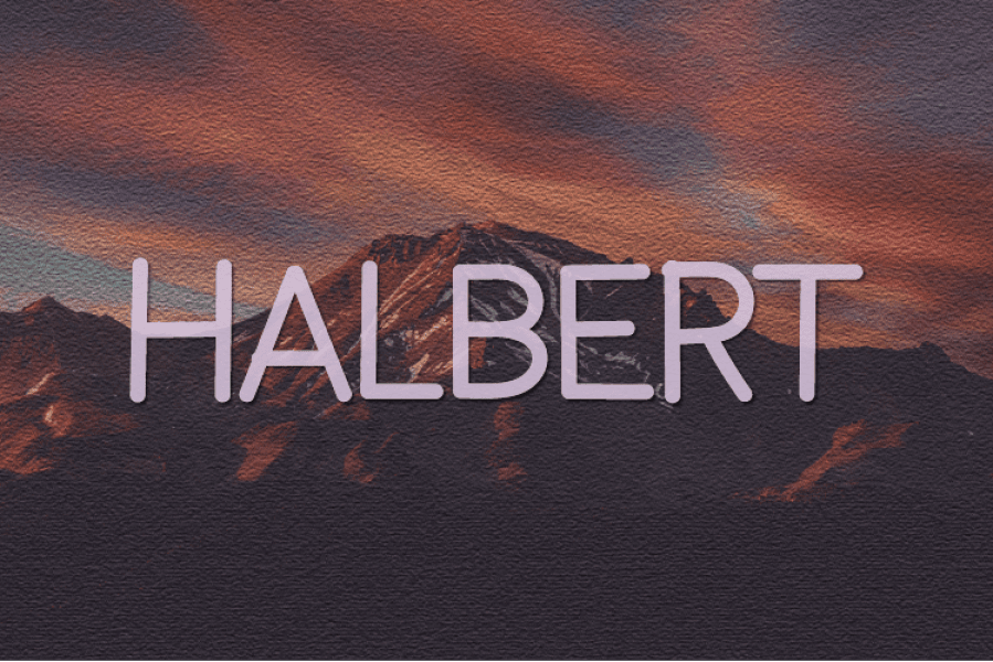 Halbert Font · 1001 Fonts
